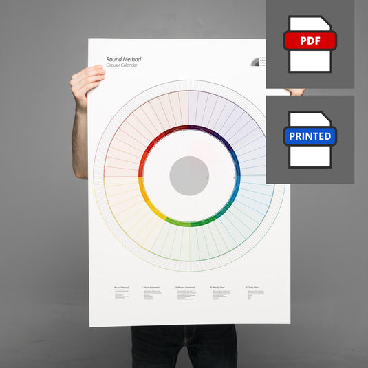 Circular Calendar & Monthly Planner: How to achieve your goals – The ...