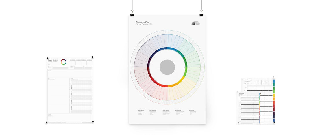 Circular Calendar & Monthly Planner: How to achieve your goals – The ...