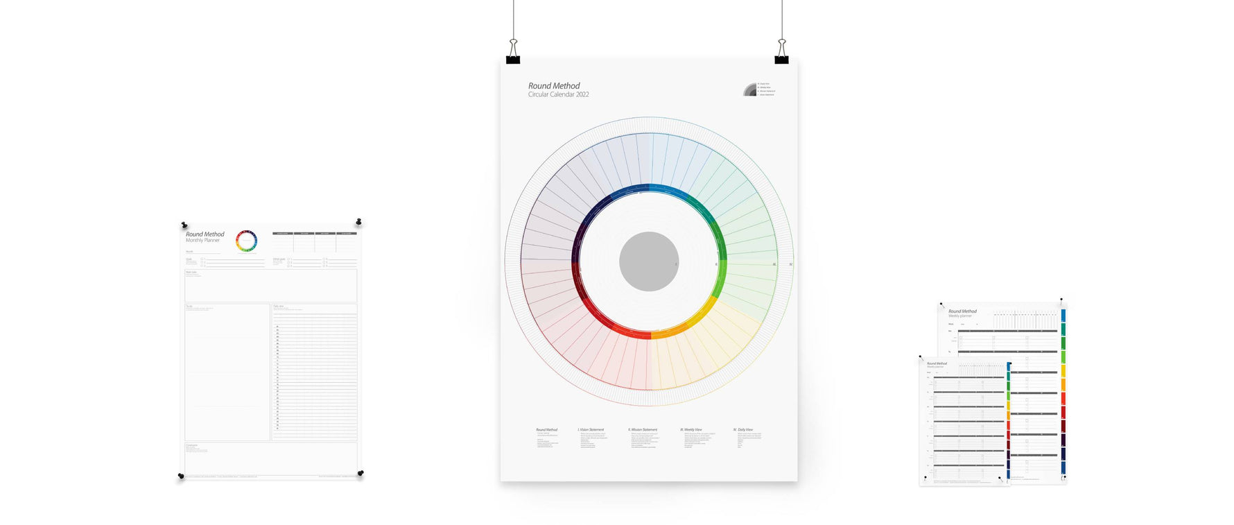 Circular Calendar & Monthly Planner: How to achieve your goals – The ...