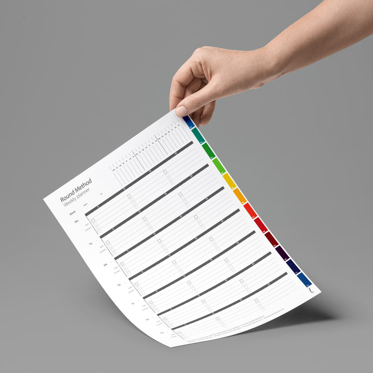 Circular Calendar & Monthly Planner: How to achieve your goals – The ...