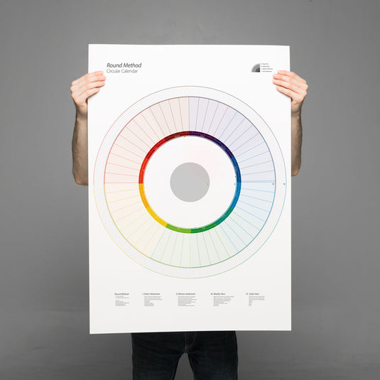 Circular Calendar 2025 (Printed & Digital) - The Round Method